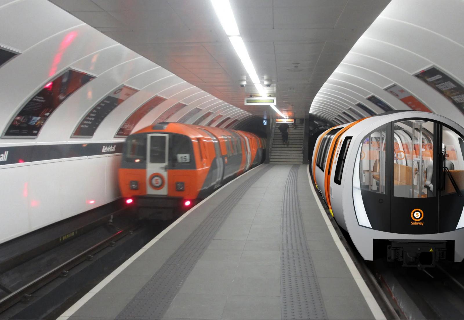 Glasgow Subway's New Trains Take to the Tracks | Rail News